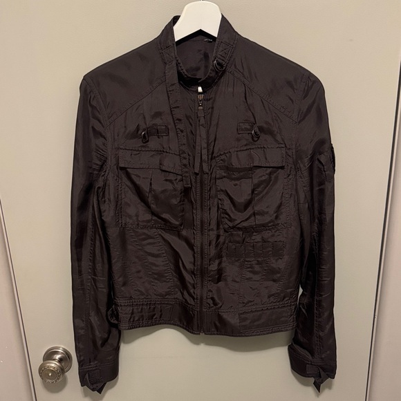 Express | Jackets & Coats | Express Dark Brown Bomber Jacket | Poshmark